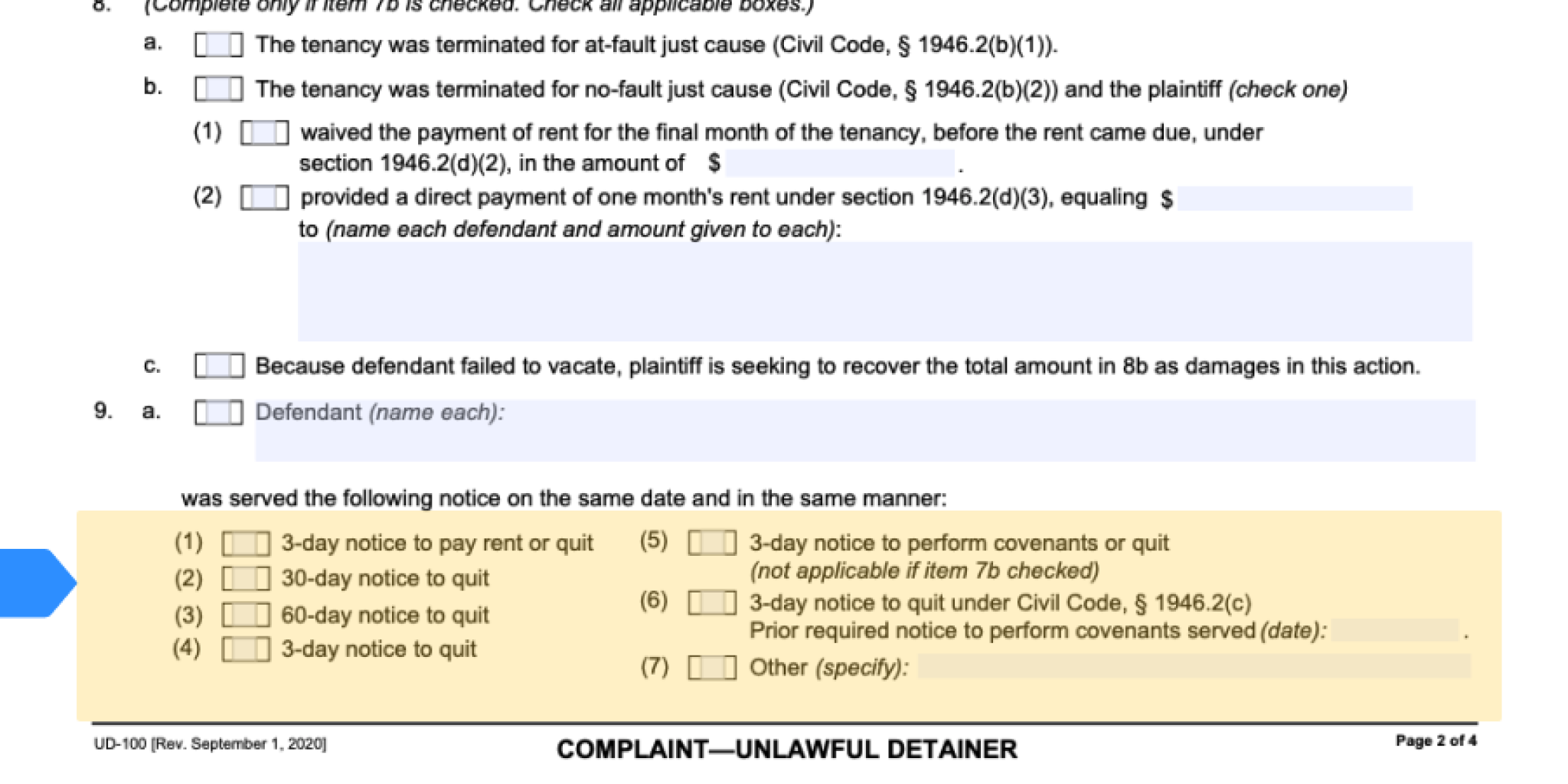 Summons-Unlawful Detainer-Eviction (form SUM-130) | California Courts ...